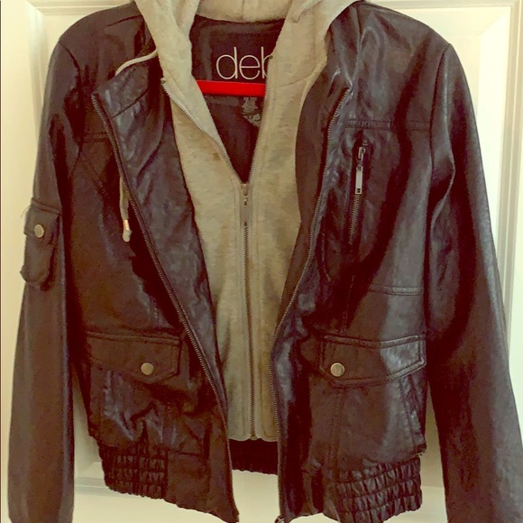 Deb | Jackets & Coats | Deb Faux Leather Jacket | Poshmark